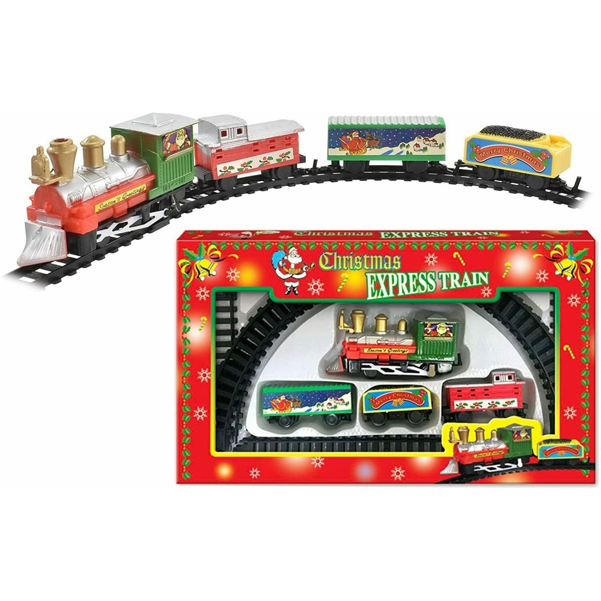 Santa Christmas Express Train | Battery Operated Trainsets & Playsets ...