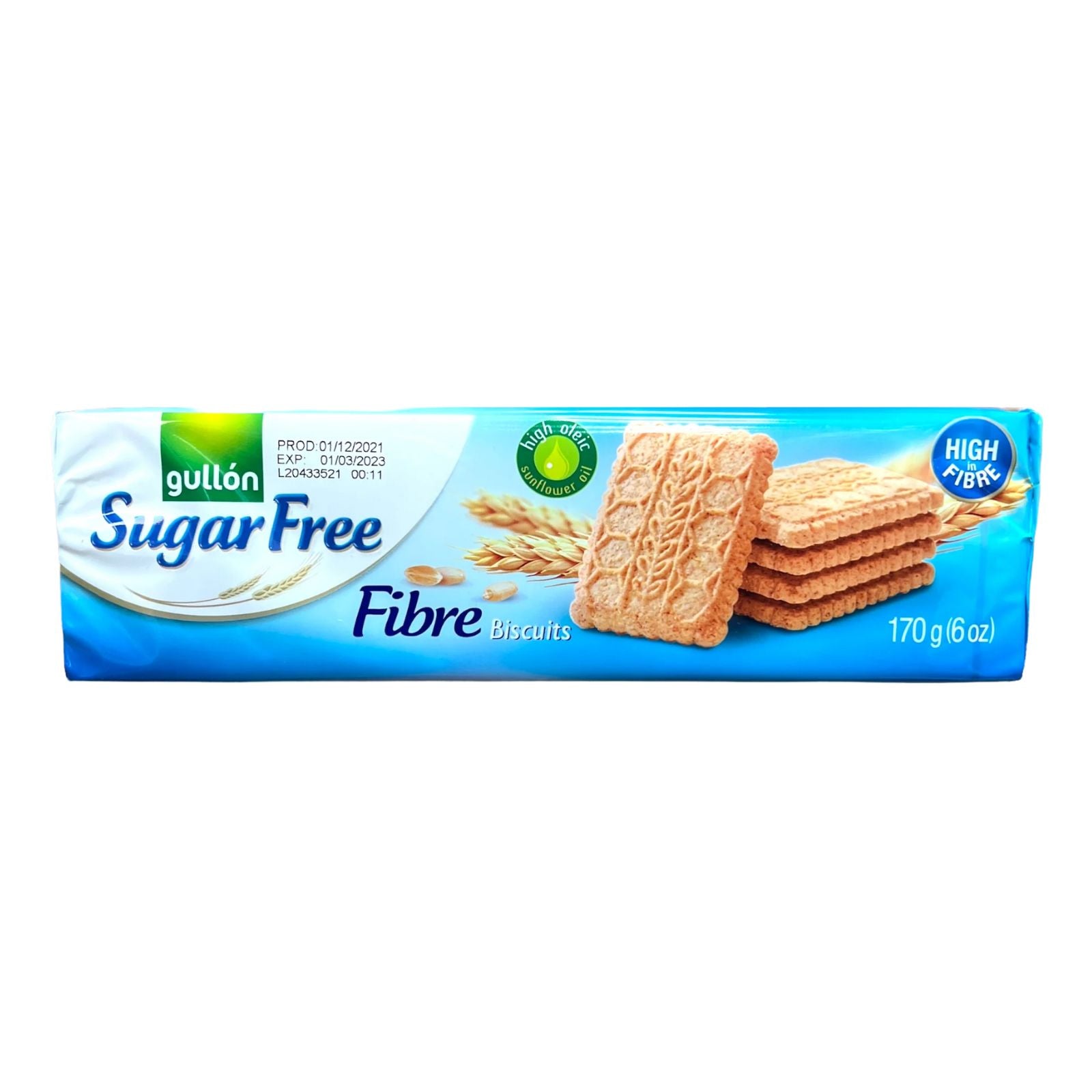 Gullon Sugar Free Fibre Biscuits - The Spotty Bag Shop