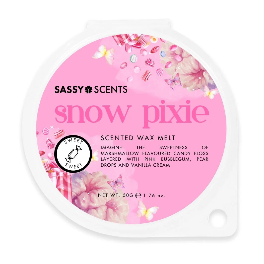 Sassy Scents Snow Pixie Segment Pot | Inspired Wax Melts – The Spotty ...