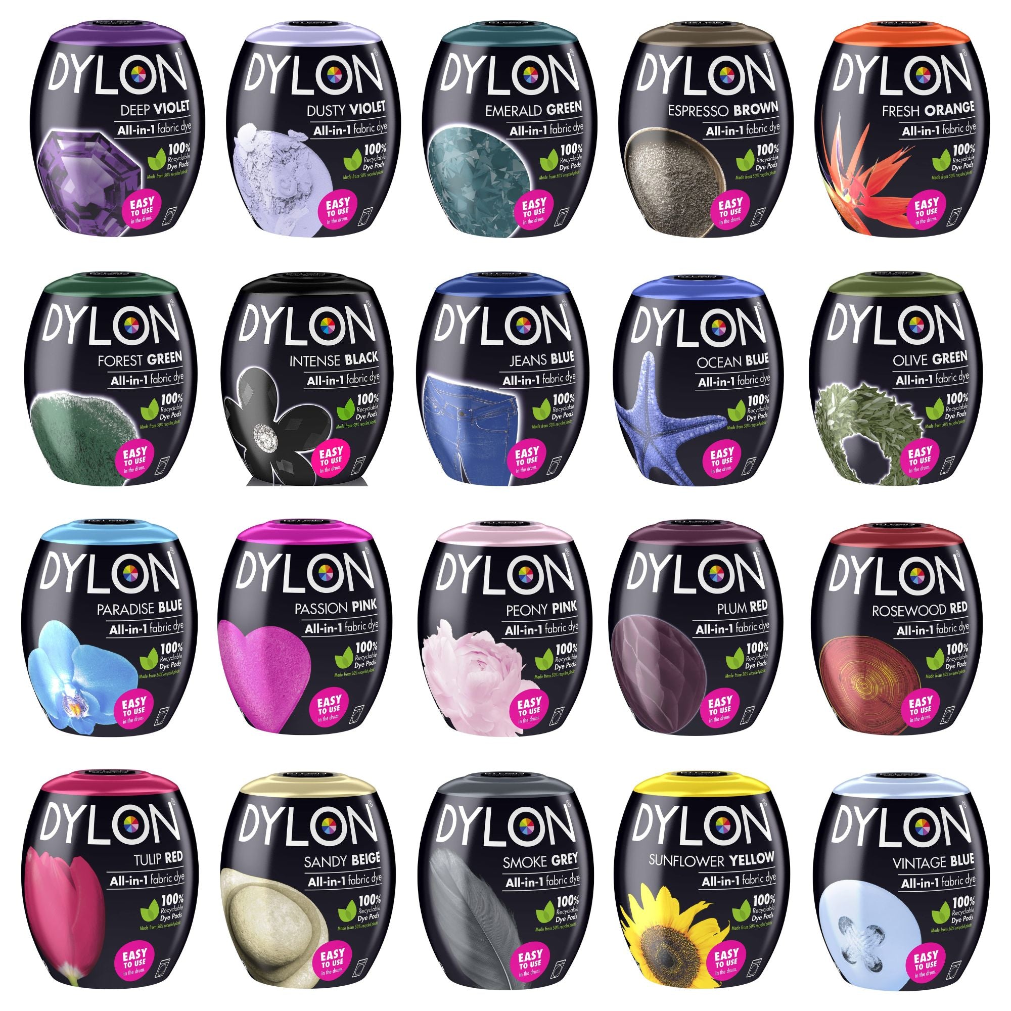 Dylon Fabric Dye Pod 350g - The Spotty Bag Shop